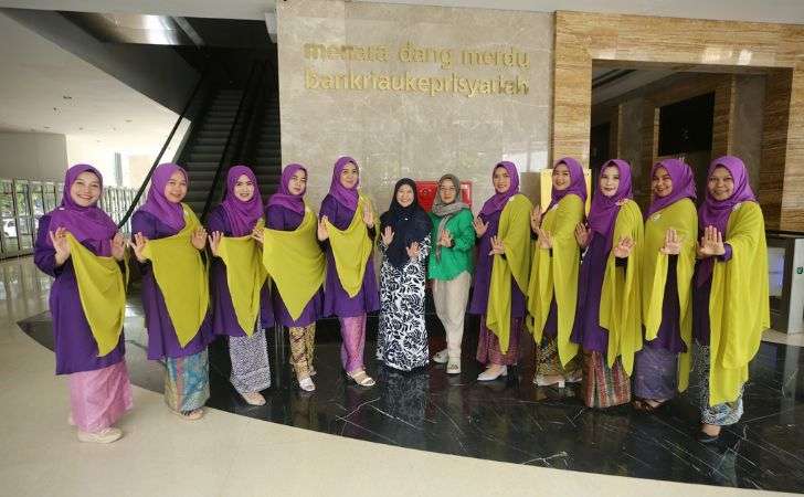 Lestarikan Budaya Melayu, DWP BRK Syariah Ikut Sukseskan Tari Zapin Massal