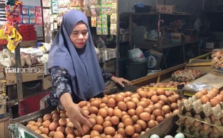 Harga Telur Ayam di Pekanbaru Melonjak, Pasokan Terganggu di Sumbar