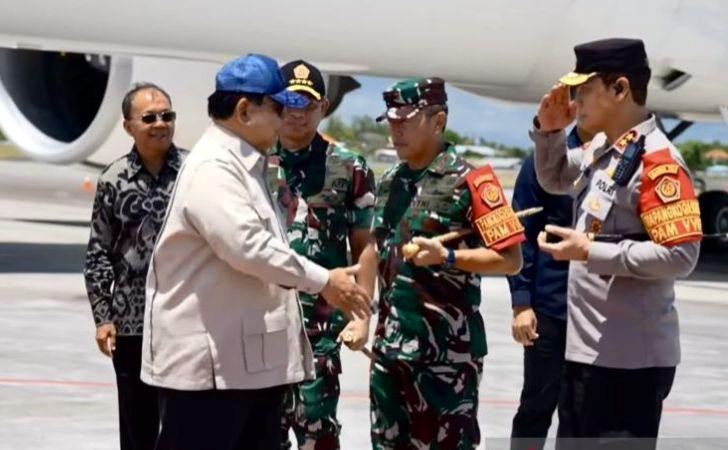 Presiden Prabowo Tinjau Lokasi Banjir dan Temui Korban di Denpasar
